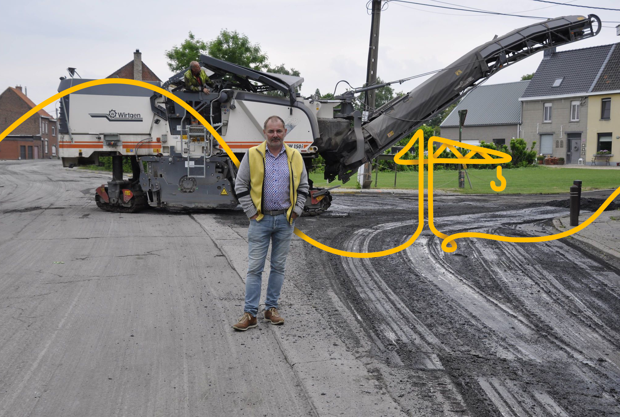 Vernieuwen en onderhoud van wegen en voetpaden | N-VA Harelbeke